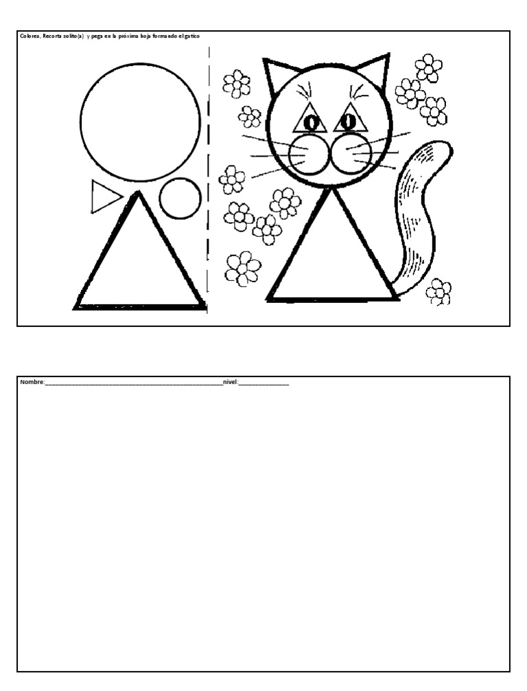 Gato Figuras Geometricas | PDF