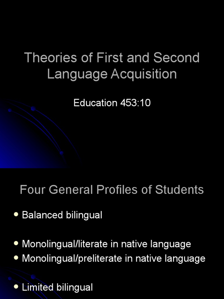 Second Language Acquisition Frameworks | PDF | Symbols | Second ...