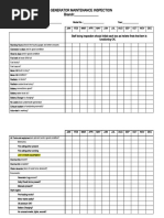 Checklist Generator Daily Inspection | PDF