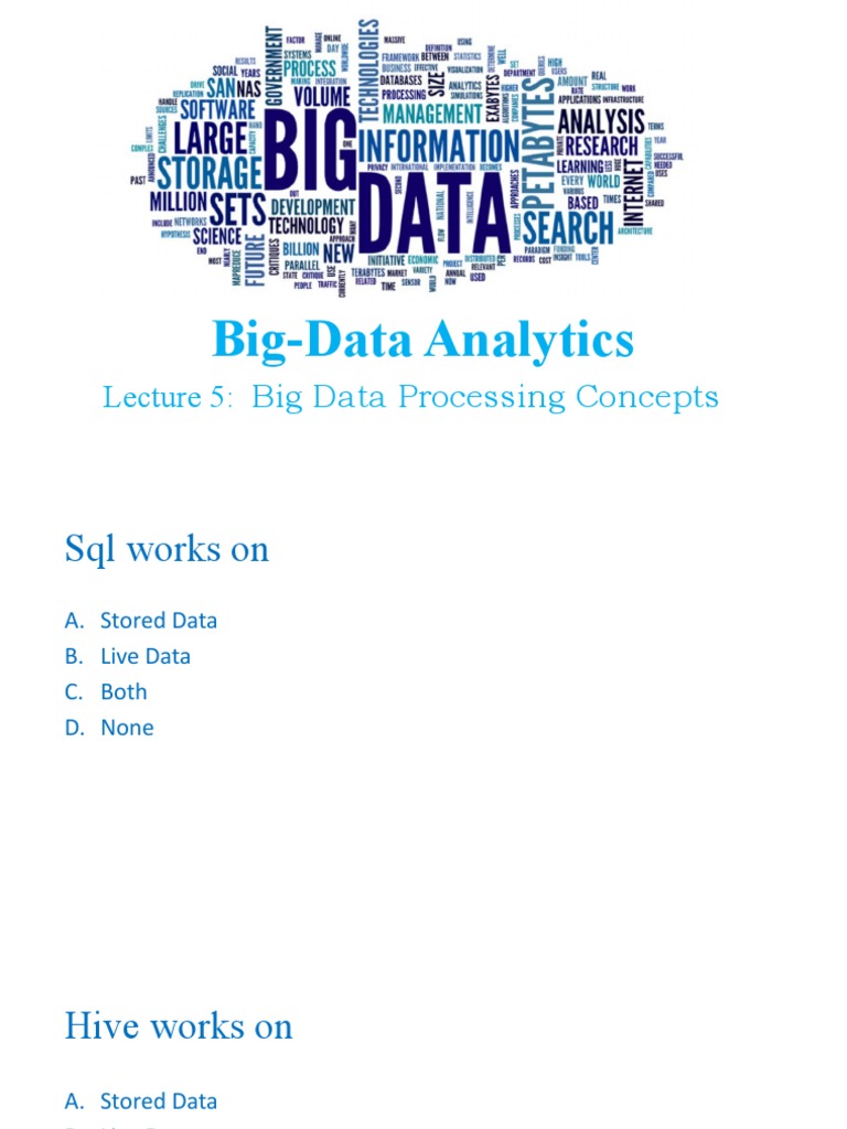 Big Data Unit5 | Download Free PDF | Map Reduce | Apache Hadoop