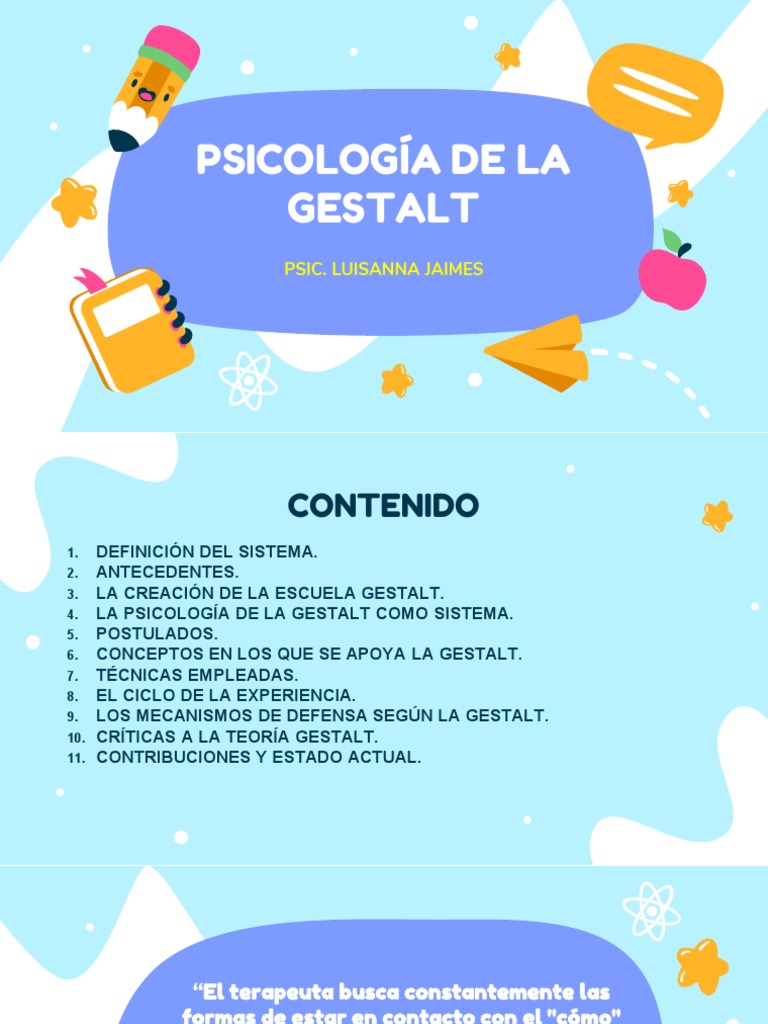 Gestalt | PDF | Sicología | Procesos mentales