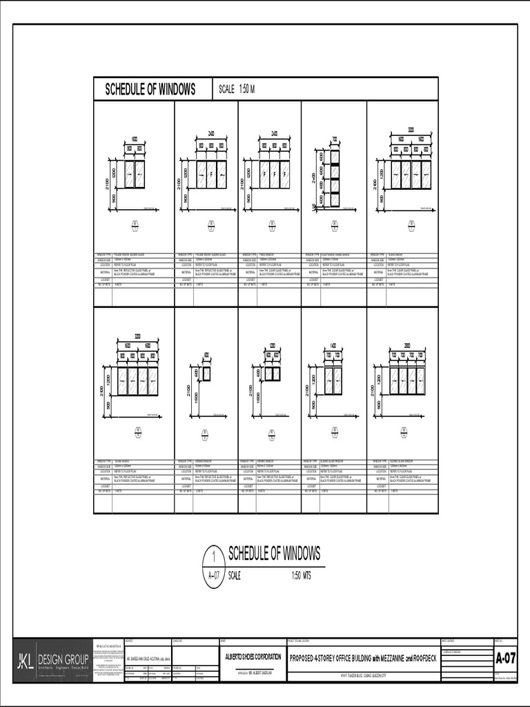 Schedule of Windows | PDF | Window | Glasses