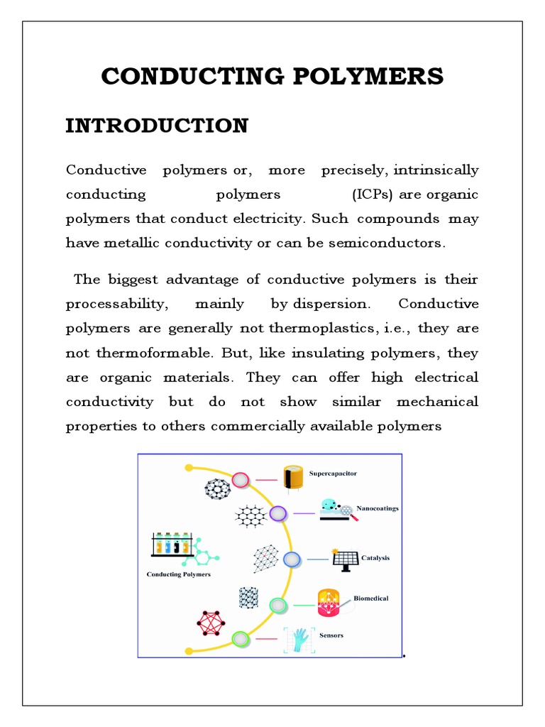 Conducting Polymers-1 | PDF | Electrical Resistivity And Conductivity ...