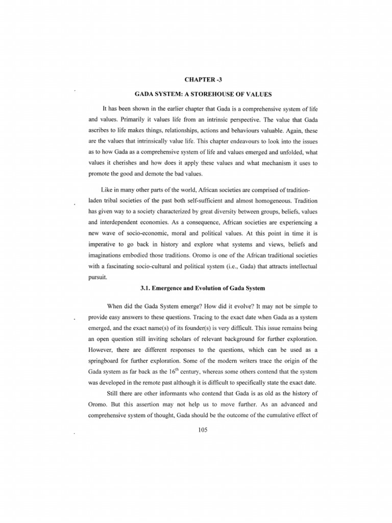 Chapter - 3 Gada System: A Storehouse of Values | PDF | Reality ...