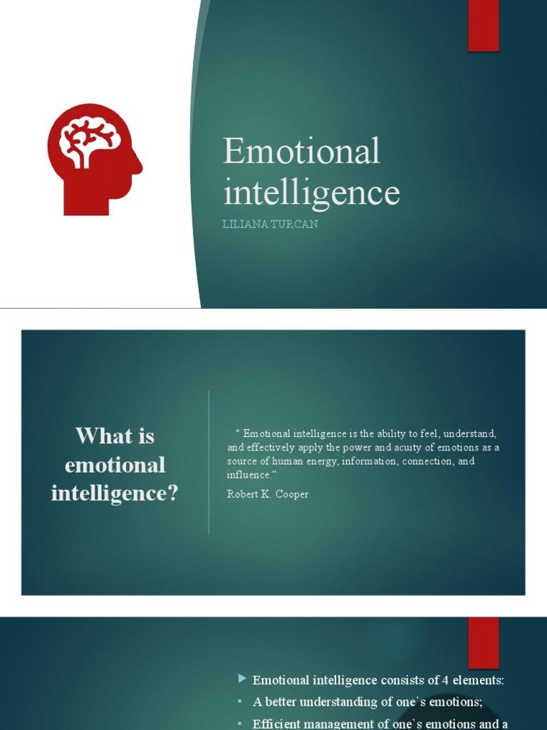 Emotional Intelligence | PDF | Emotions | Intelligence