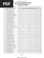 Complete Student Marks List | PDF