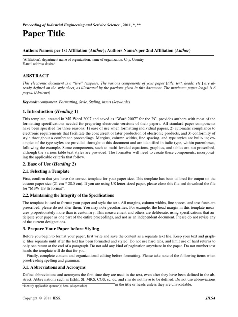 IESS Template | PDF | Note (Typography) | Bracket