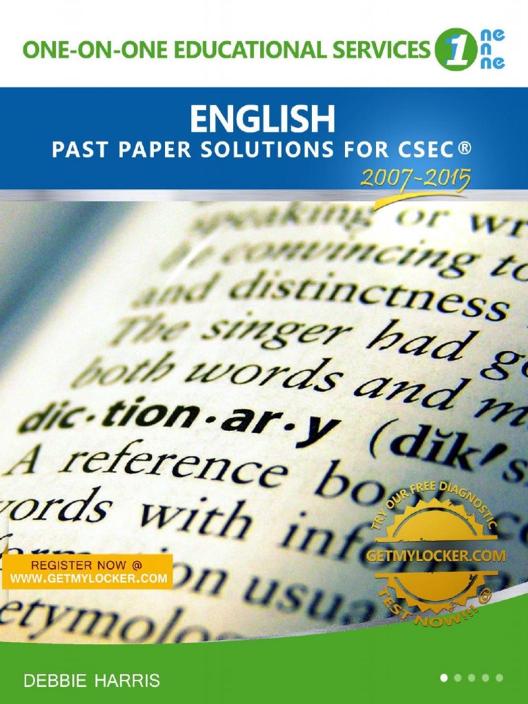 Past Paper CSEC English | PDF