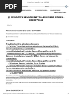 Repairing Falcon Windows Sensors 1 | PDF | Computing | Software