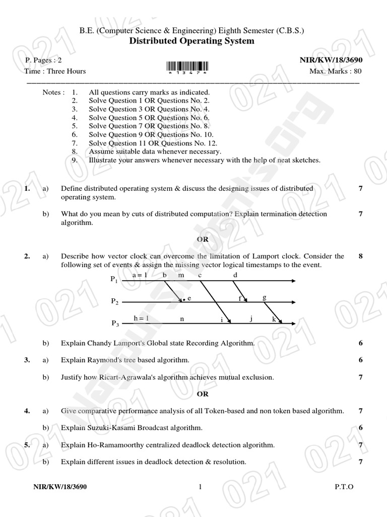 Distributed Operating System: B.E. (Computer Science & Engineering ...