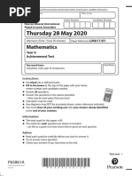 Midyis Test | PDF | Mathematics