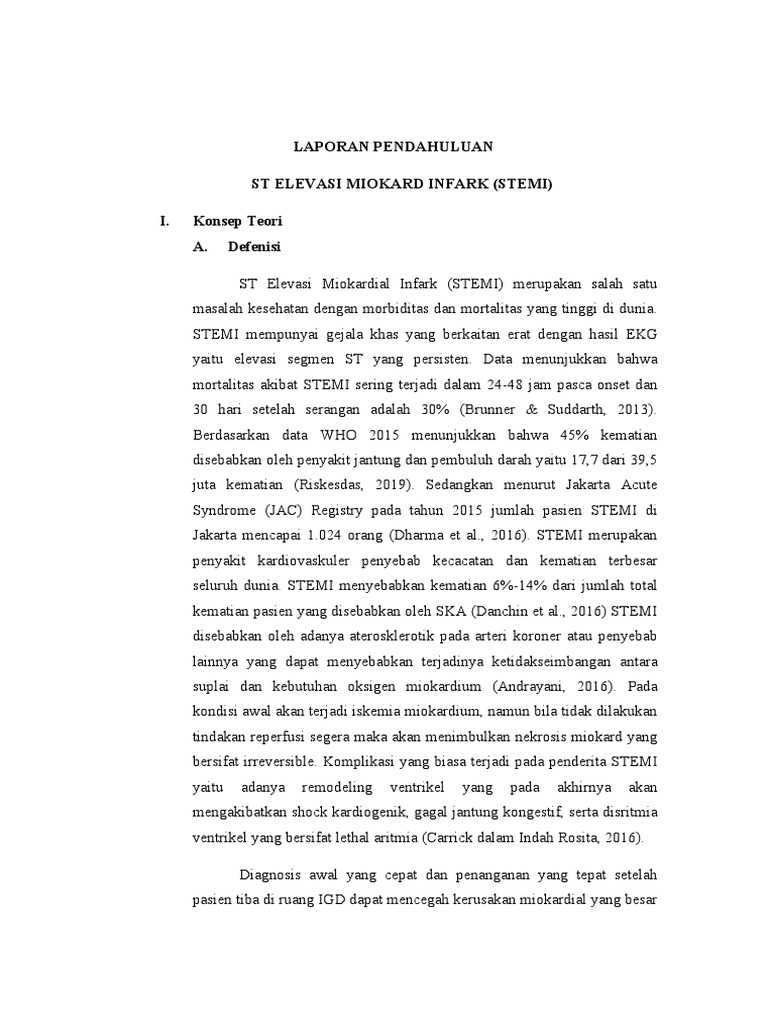 Konsep Askep Stemi | PDF