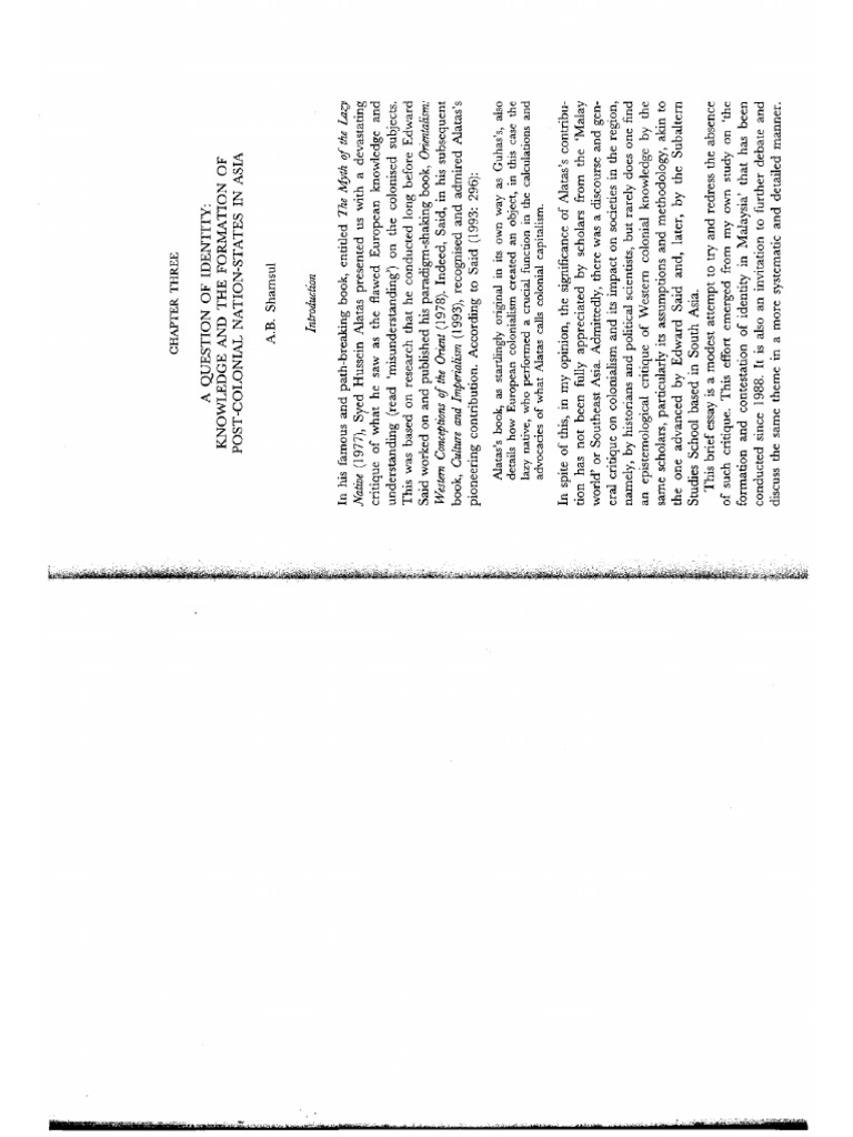 A Question of Identity | PDF