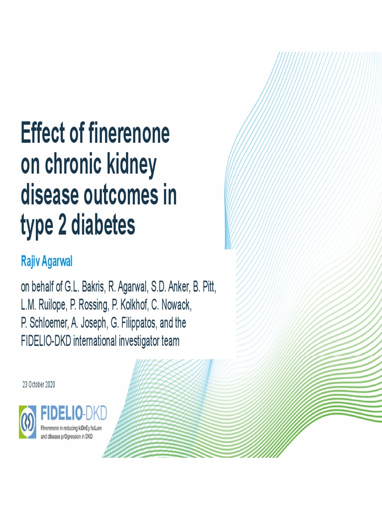 Effect of Finerenone On Chronic Kidney Disease Outcomes in Type 2 ...