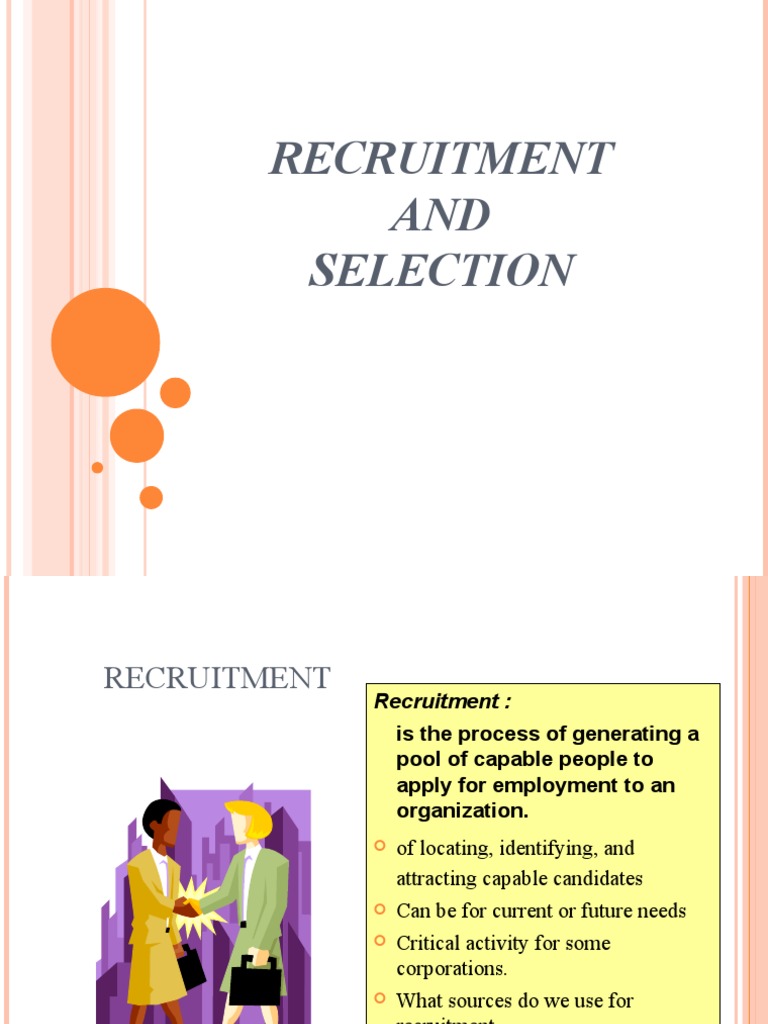 Recruitment Final | PDF | Recruitment | Validity (Statistics)