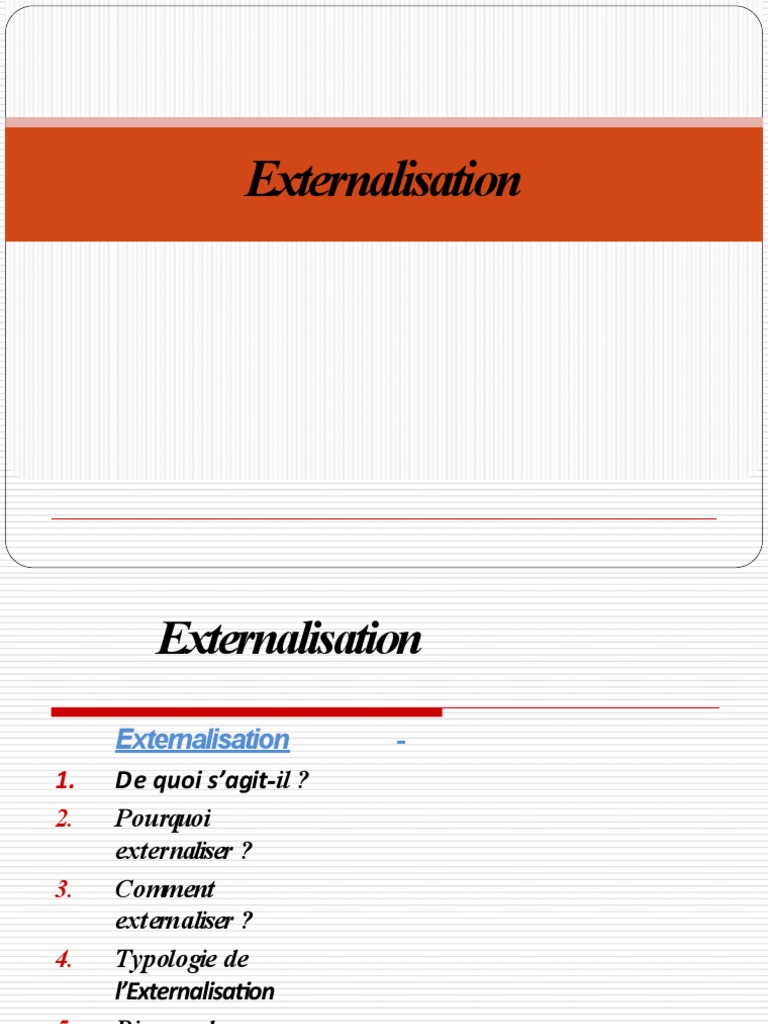 Guide Pratique de l'Externalisation | PDF | Sous-traitance | Business