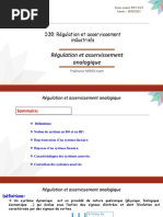 Cours d'Automatique : Asservissement Linéaire | PDF | Régulation ...