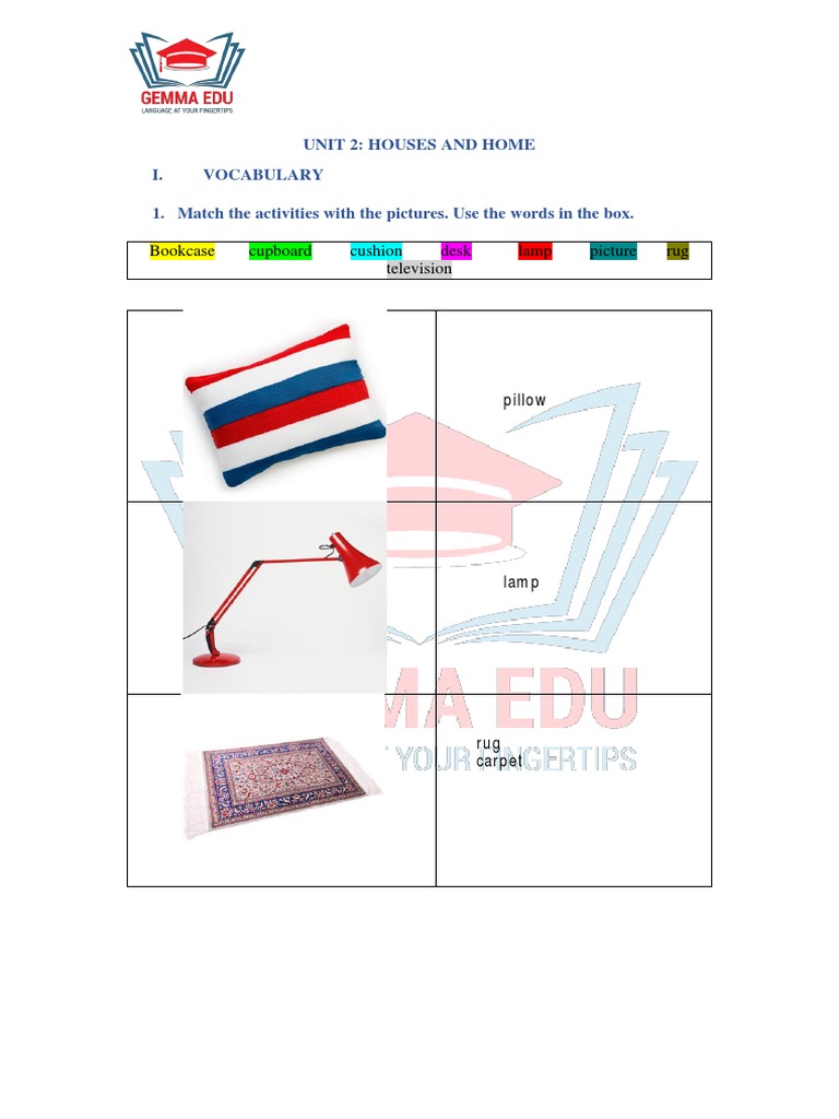 Vocabulary and Accommodation Guide | PDF | Dormitory | Meal