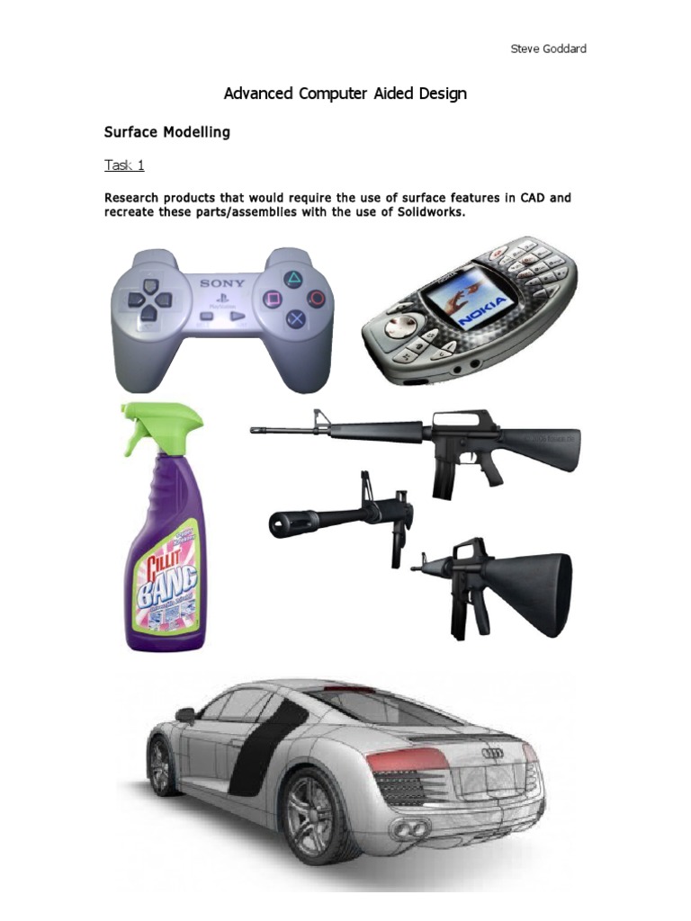 Advanced CAD - Surface Modeling | PDF | Gear | Computer Aided Design