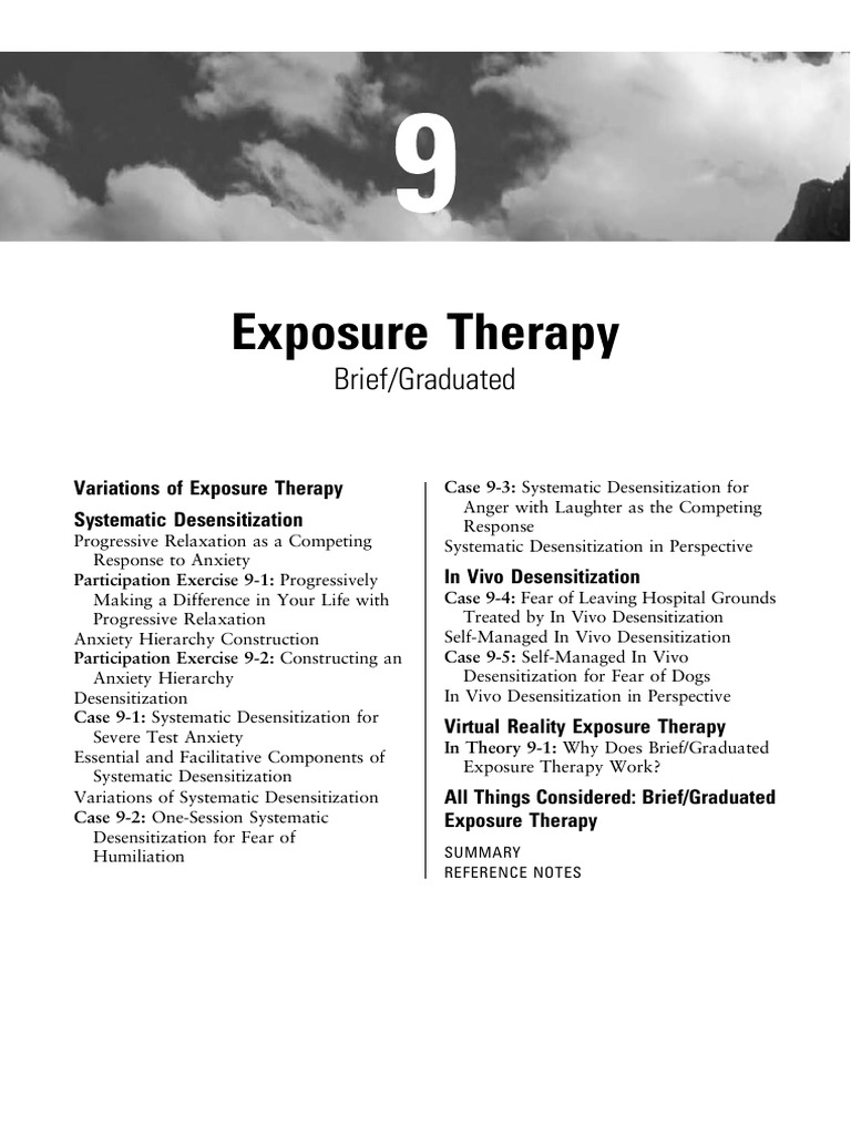 Exposure Therapy | PDF