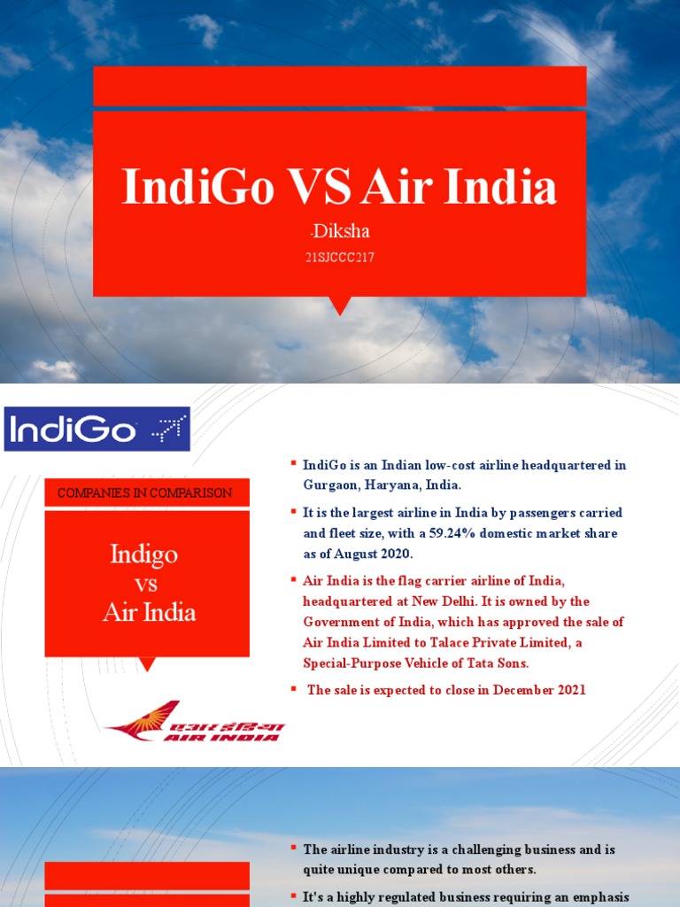 IndiGo VS Air India | PDF | Airlines | Aviation