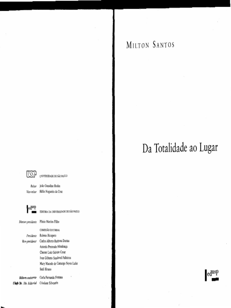 3a. Da Totalidade Ao Lugar | PDF
