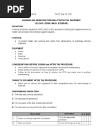 PHO Donning and Doffing PPE Poster | PDF | Personal Protective Equipment | Occupational Safety ...