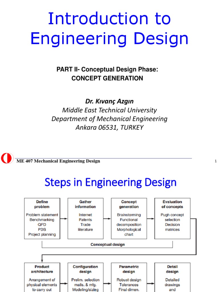3-Conceptual Design | PDF | Engineering Design Process | Creativity