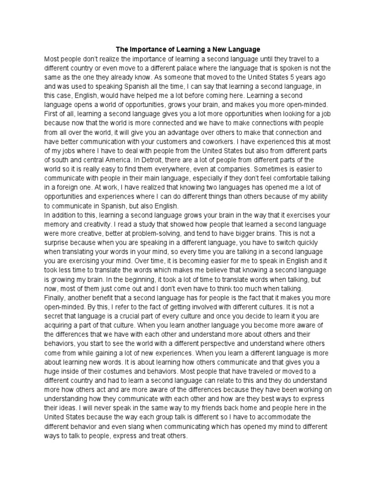 The Cognitive, Cultural, and Career Benefits of Becoming Multilingual ...