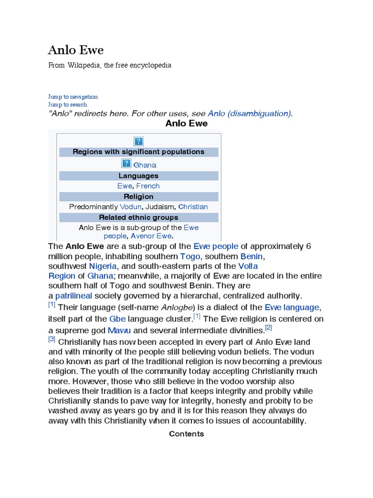 The History and Culture of the Anlo Ewe People: A Comprehensive Look at ...