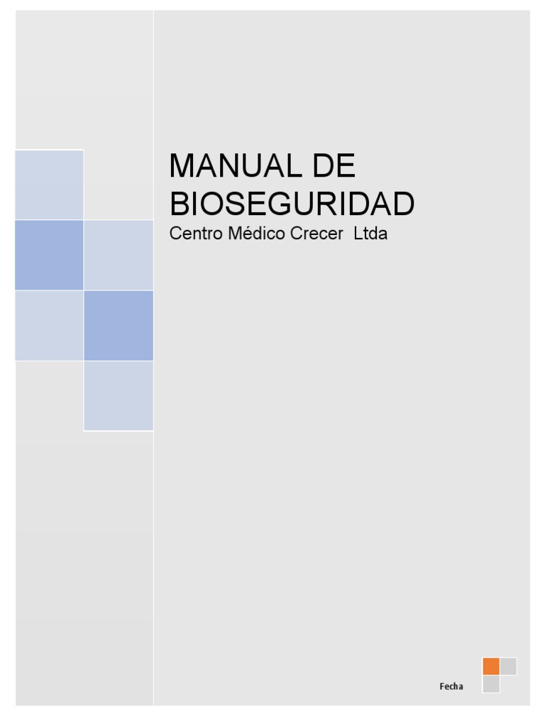 Manual de Bioseguridad | PDF | Laboratorios | Infección