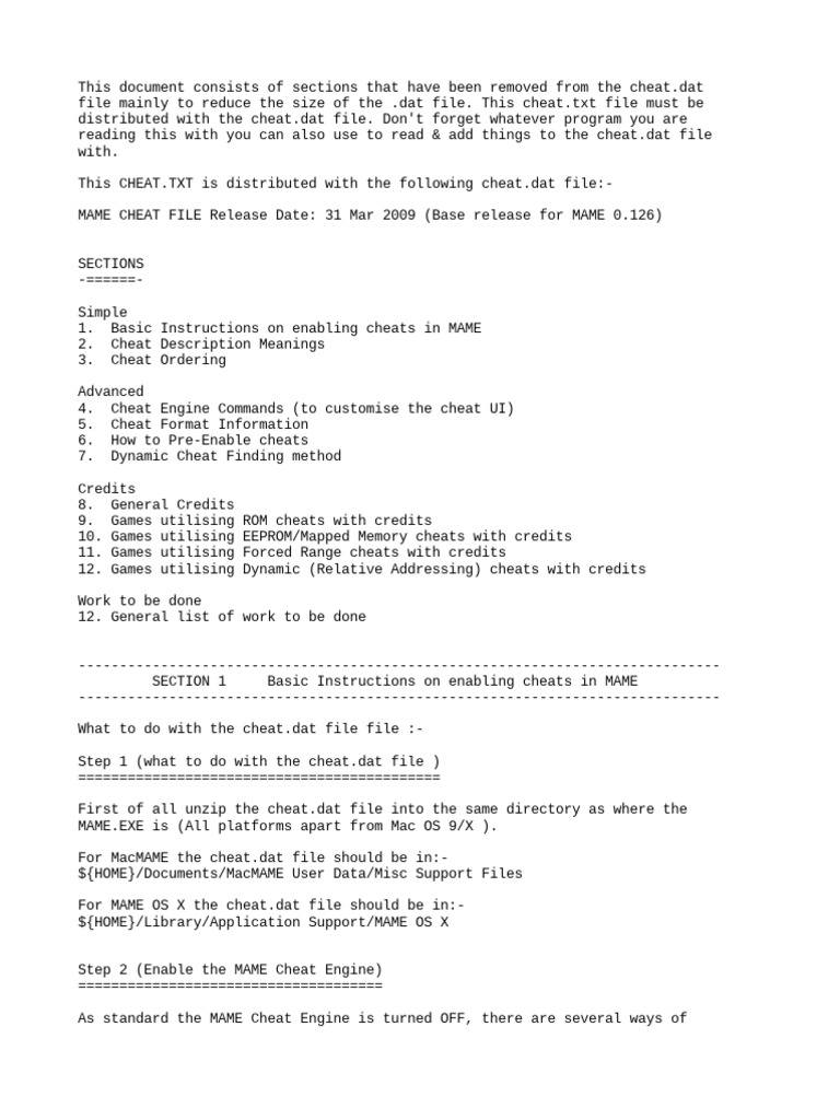 Cheat | PDF | Cheating In Video Games | Command Line Interface
