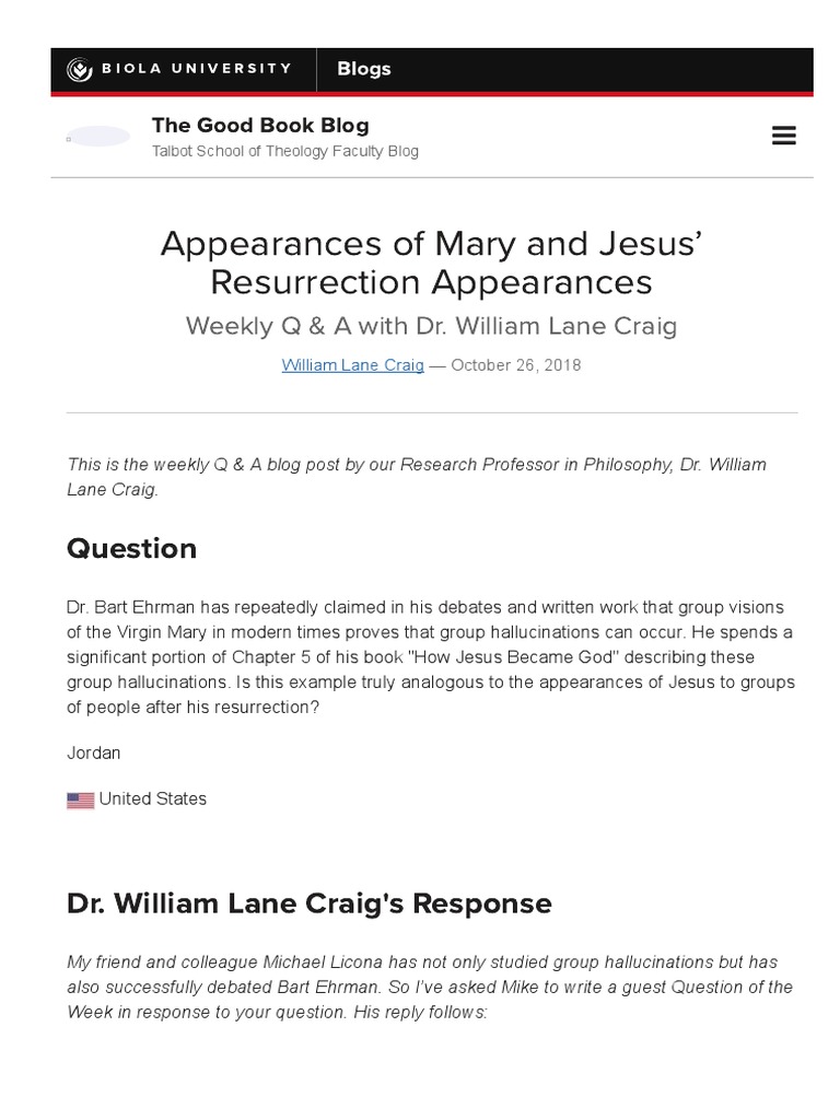 Mass Hallucinations - Appearances-Of-Mary-And-Jesus-Resurrection - 3 ...
