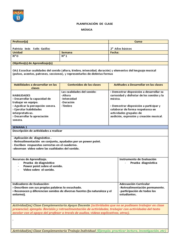 Musica | PDF | Sonido | Aprendizaje
