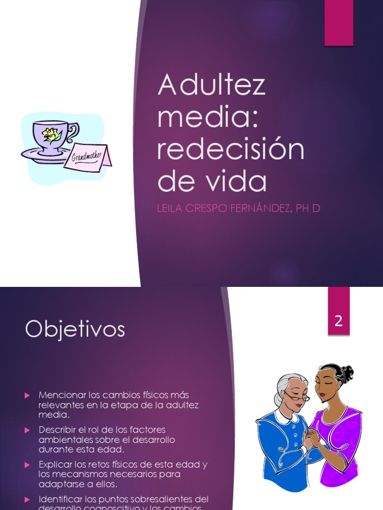 Adultez Media Desarrollo Físico y Cognoscitivo | PDF | Adultos | Inteligencia