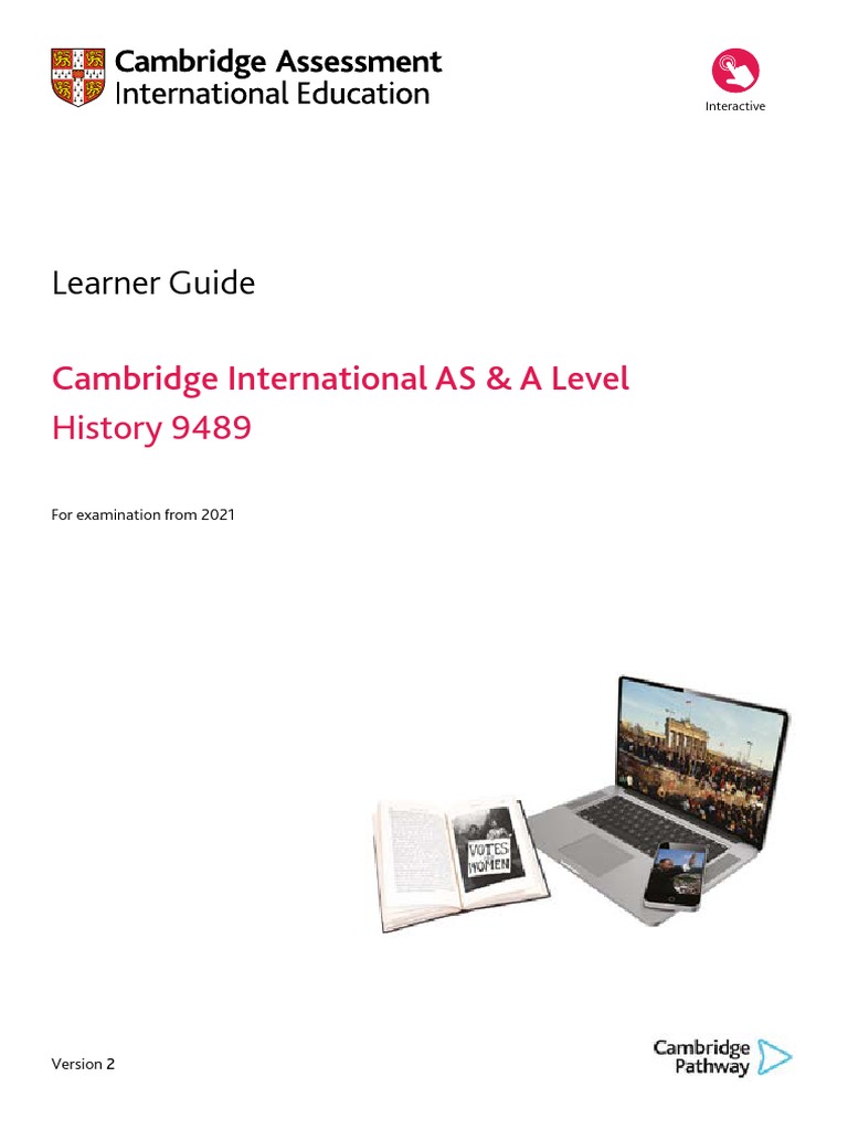 9489 AICE History Student Learner Guide | PDF