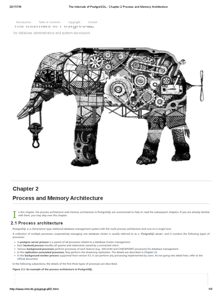 The Internals of PostgreSQL - Chapter 2 Process and Memory Architecture ... The Internals of PostgreSQL - Chapter 2 Process and Memory Architecture ...