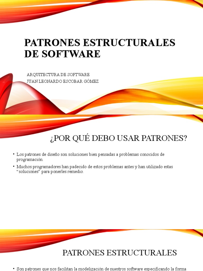 Patrones Estructurales | PDF | Objeto (informática) | Software