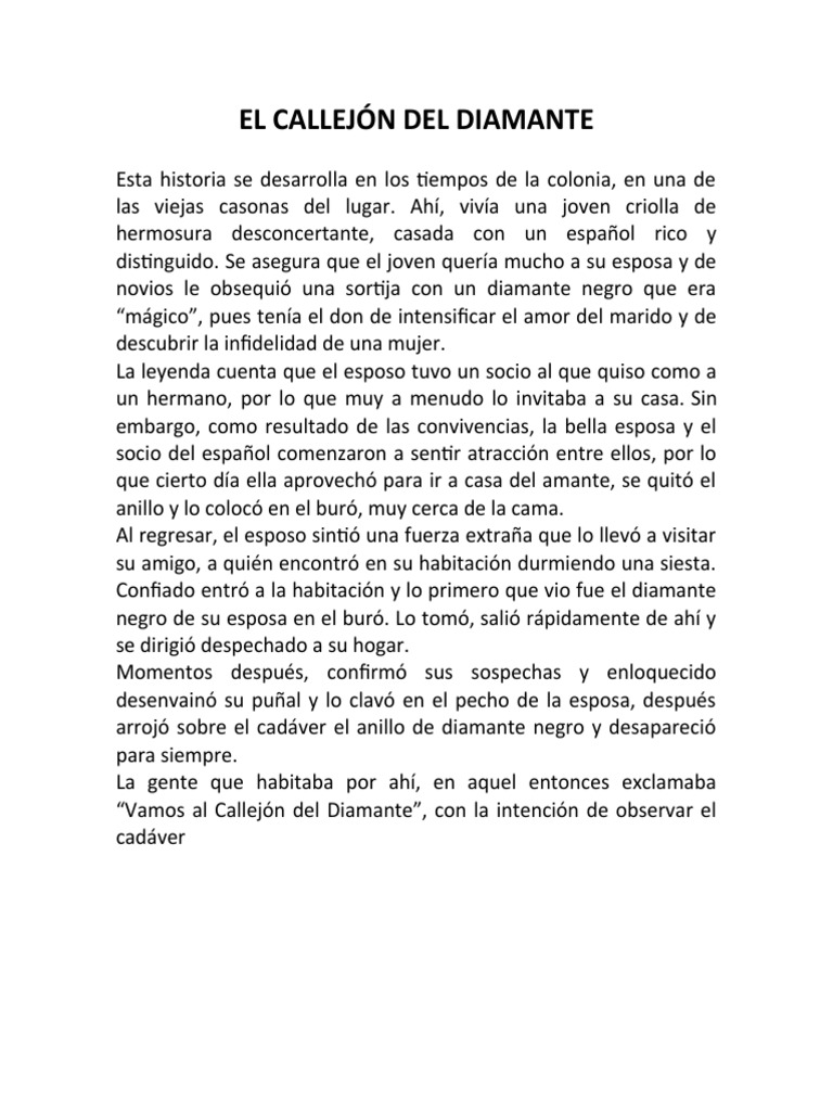 El Callejón Del Diamante | PDF El Callejón Del Diamante | PDF