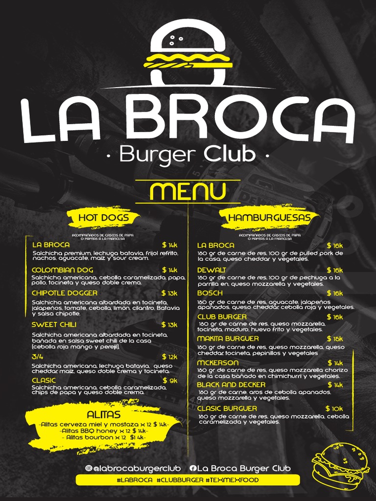 Menu Broca Final | PDF