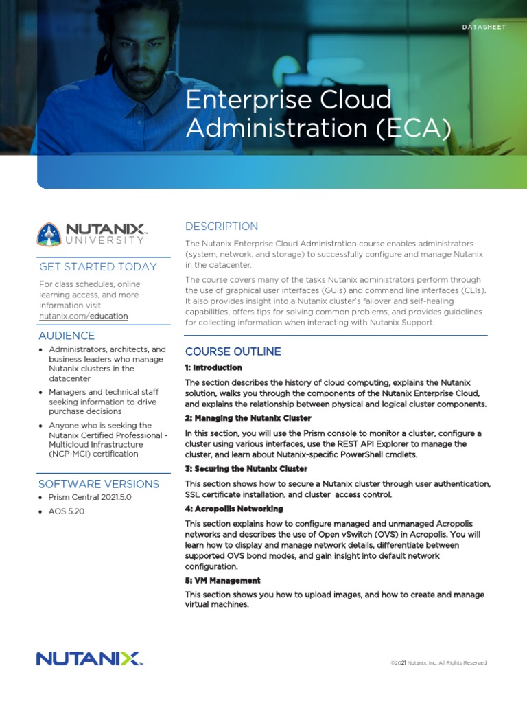 Enterprise Cloud Administration (ECA) : Description | PDF | Cloud Computing | Command Line Interface