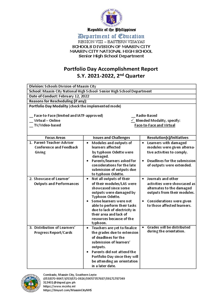 2nd Quarter Portfolio Day Report 2022 | PDF
