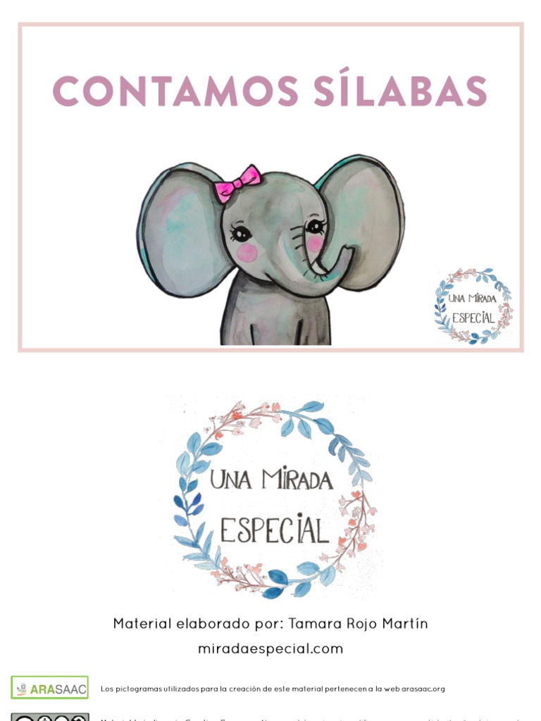Tarjetas para Contar Silabas | PDF