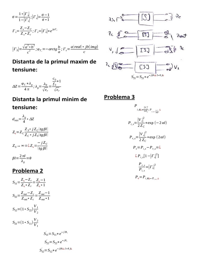 Formule Microunde Telecomunicatii | PDF