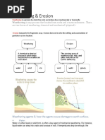 Agents of Weathering | PDF | Weathering | Erosion
