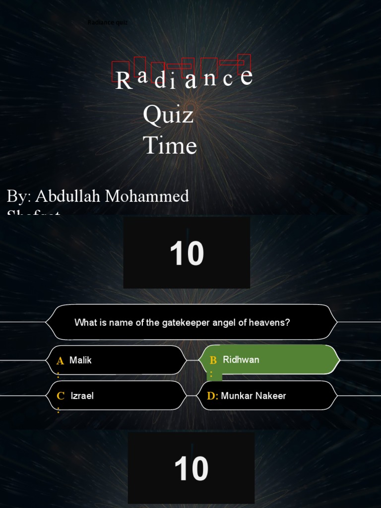 Who Wants To Be A Millionaire - Template by SlideLizard | PDF