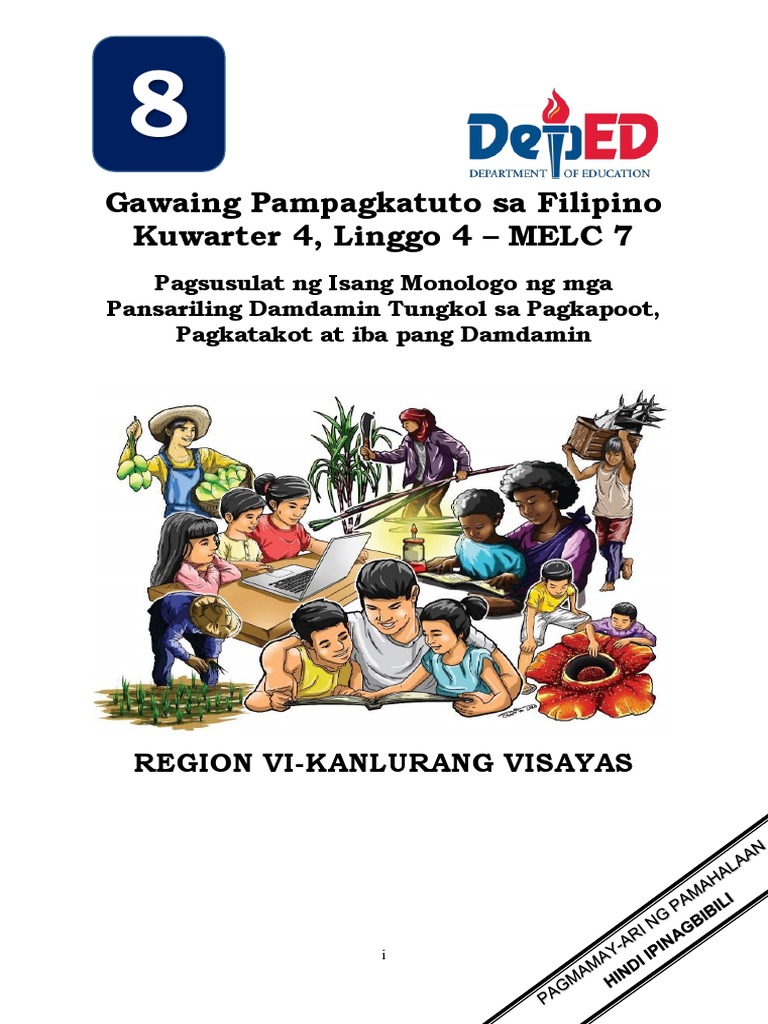 LAS Filipino 8 Q4 Week 1 MELC 7 | PDF