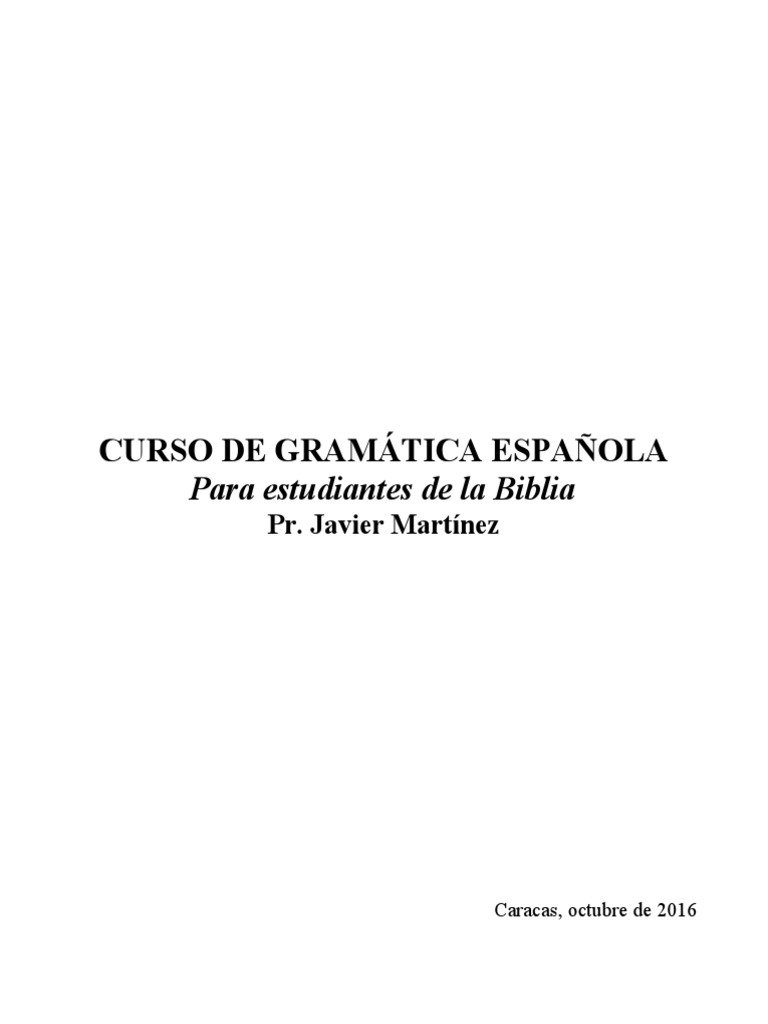 Curso de Gramática Española Básica | PDF | Adjetivo | Género gramatical