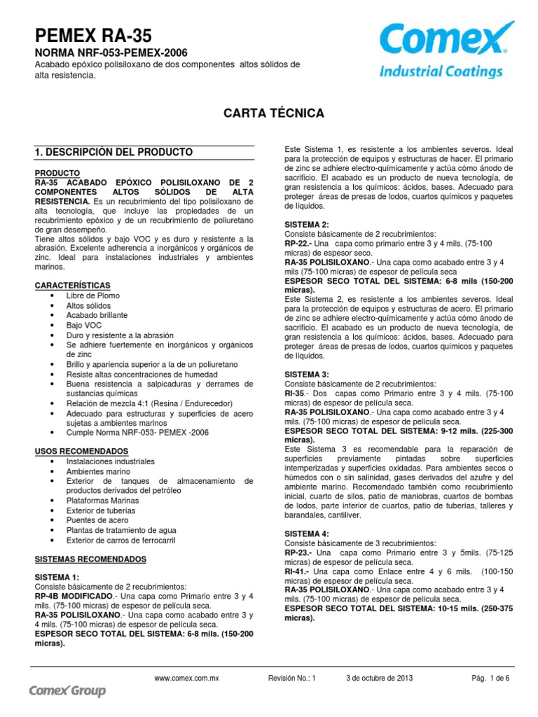 Pemex Ra-35 053 | PDF | Usuario (informática) | Agua