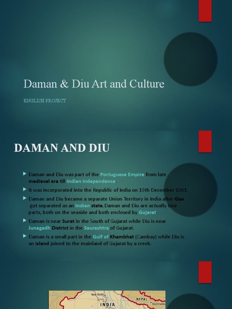 Daman and Diu - (English Project) | PDF | Gujarat